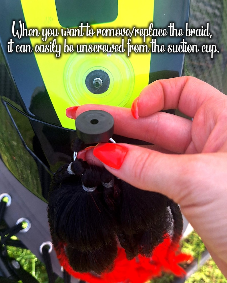 Motorcycle Helmet Braids / Lady Rider / Biker Braids / Handmade / Hair ...