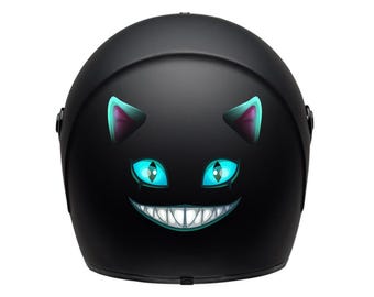 Reflective Motorcycle Helmet Sticker / Decal / Waterproof Vinyl Decor ...