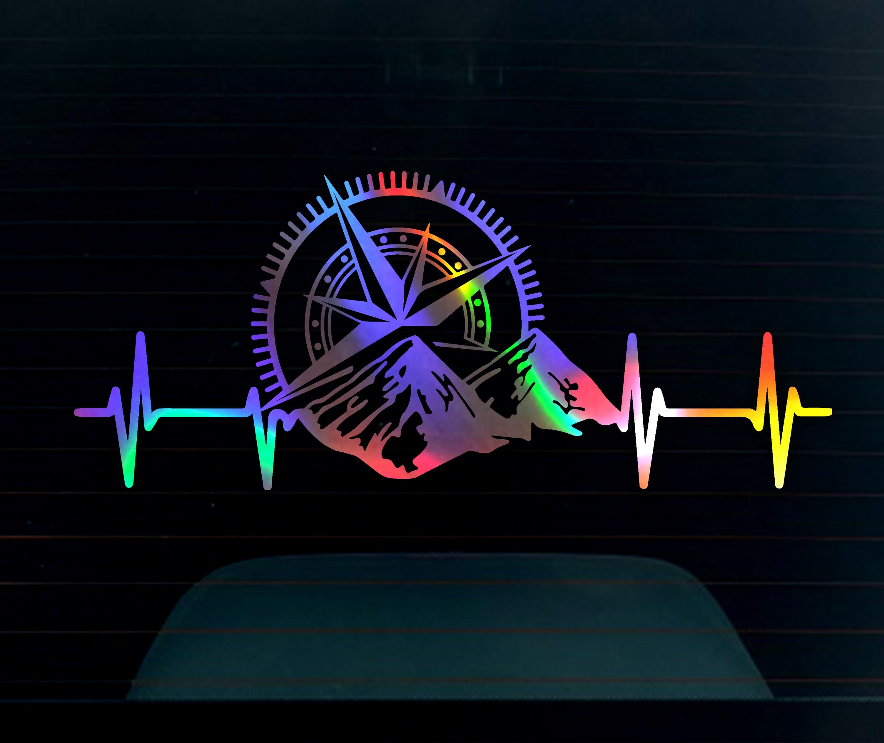 Holographic Car Window Sticker / Decal / Waterproof Vinyl Decor ...