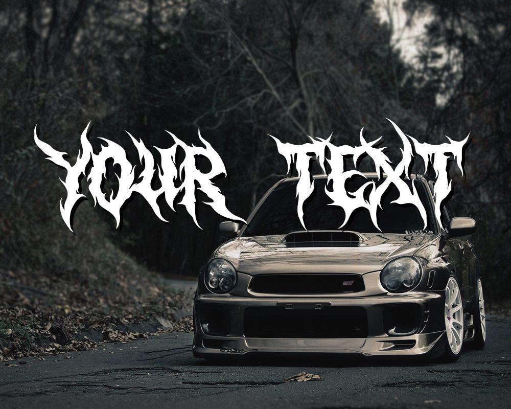 Custom Car Back Window Sticker / Decal / Waterproof Vinyl Decor ...