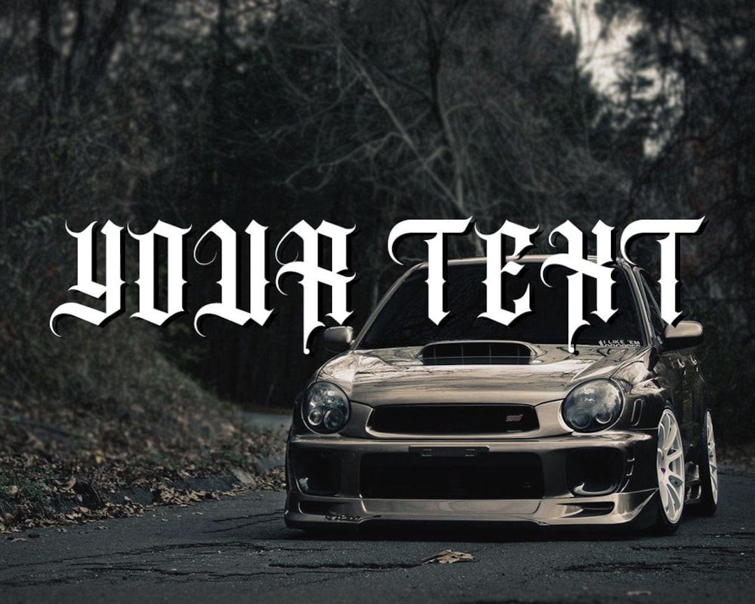 Custom Car Back Window Sticker / Decal / Waterproof Vinyl Decor ...