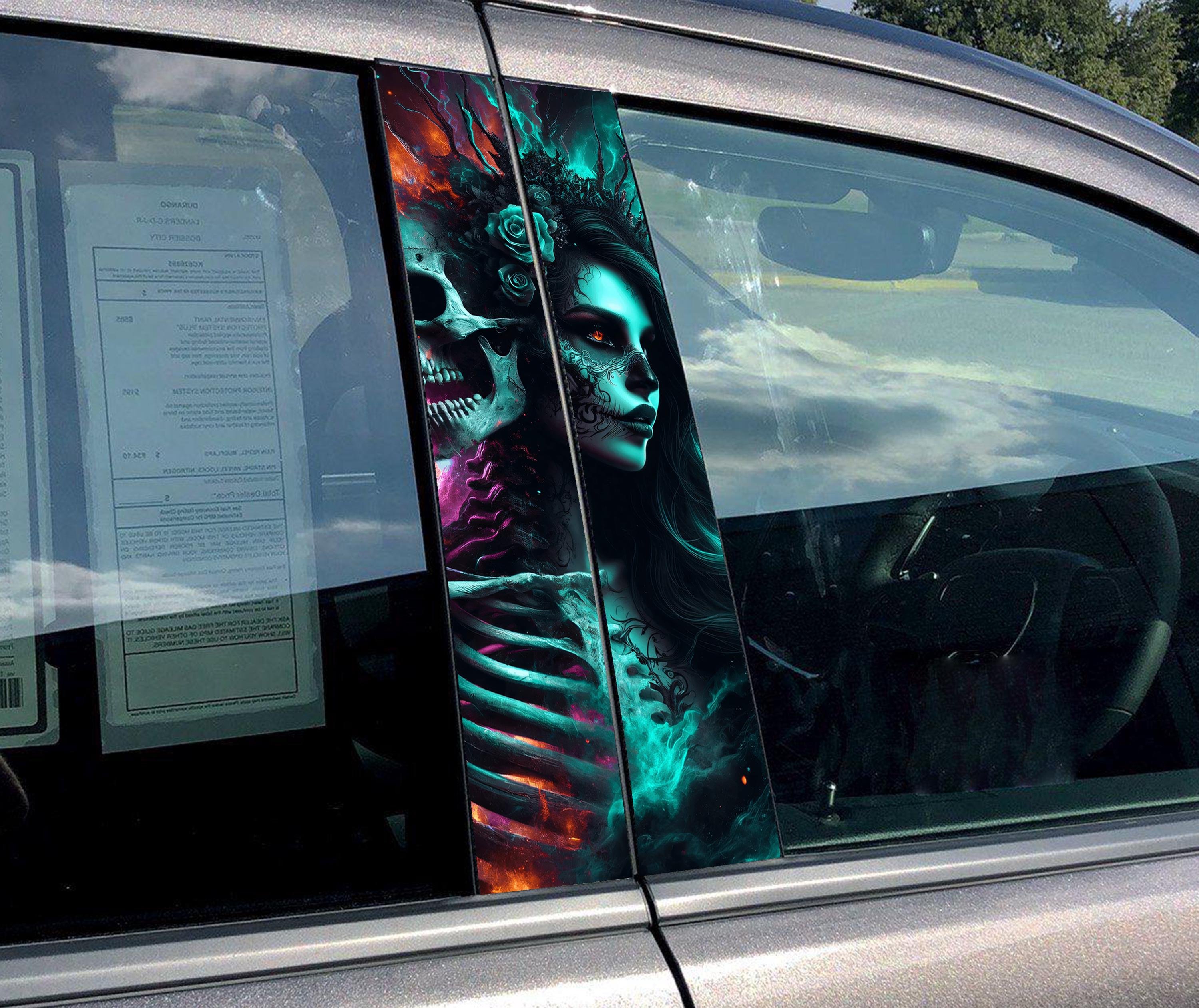 Car Door Livery Pillar Sticker / Decal / Fits for Any Vehicle / Custom ...