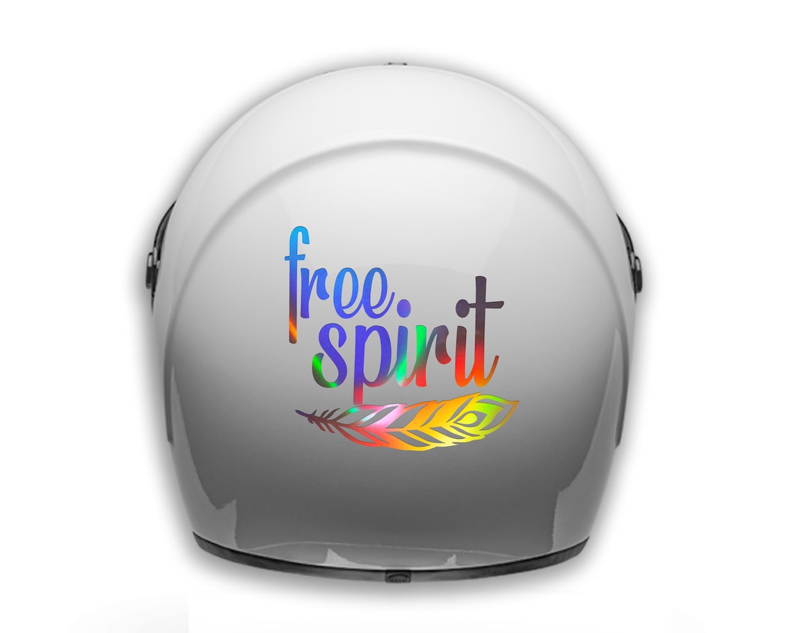 Holographic Motorcycle Helmet Sticker / Decal / Waterproof Vinyl Decor ...