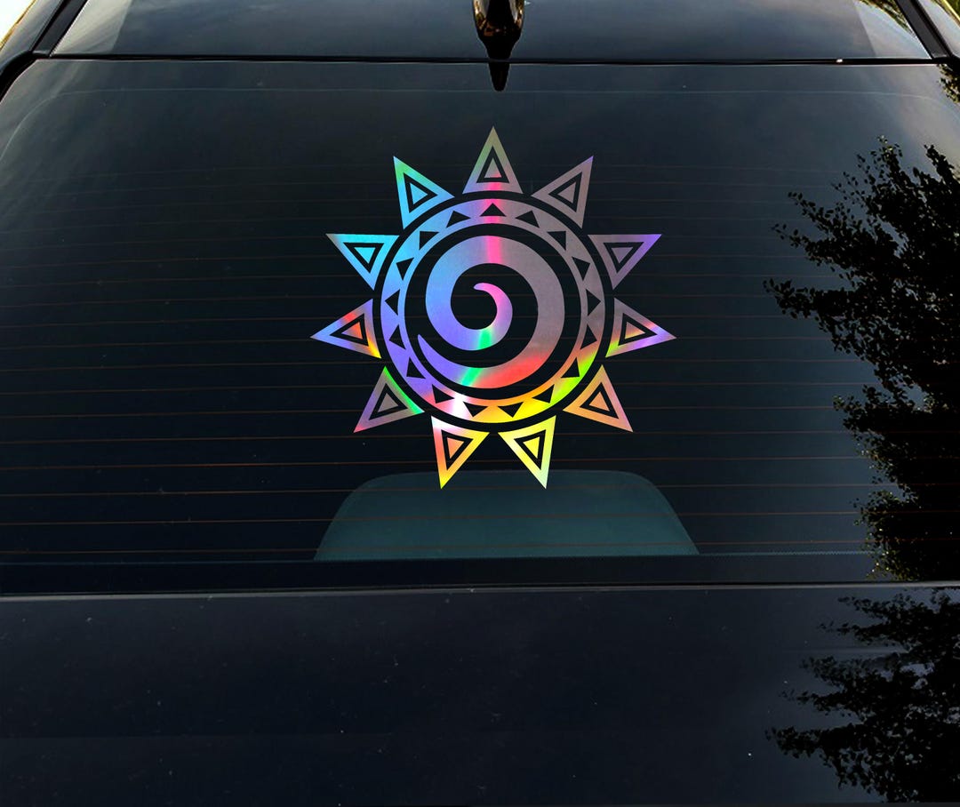 Holographic Car Window Sticker / Decal / Waterproof Vinyl Decor / Boho ...