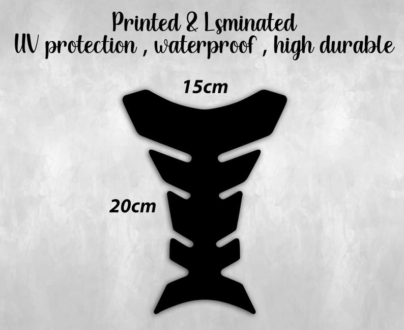 Motorcycle Tank Pad Sticker / Decal / Universal / Wrap / Universal Tank ...