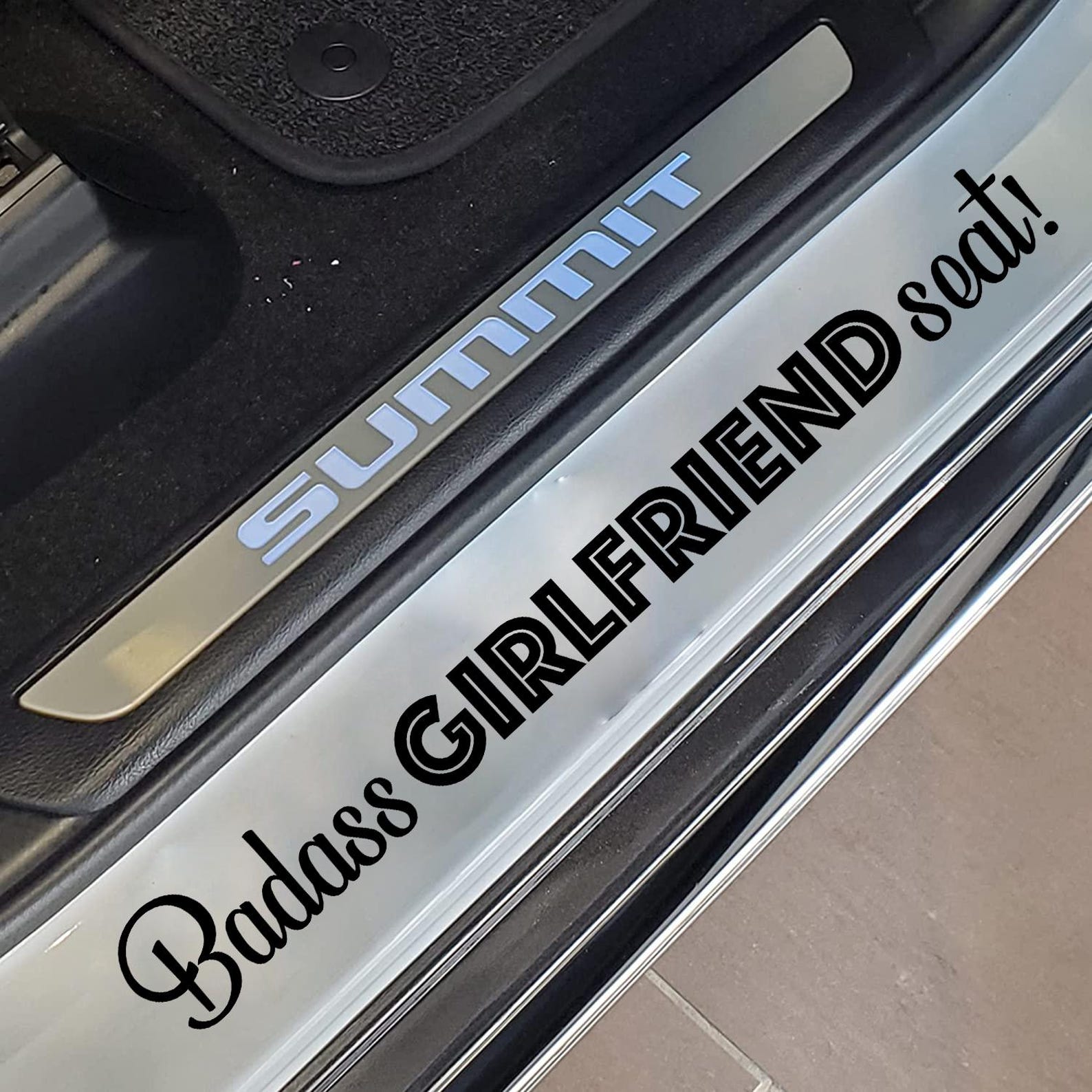 Badass Girlfriend Seat Car Sticker / Decal / Waterproof Vinyl Decor ...