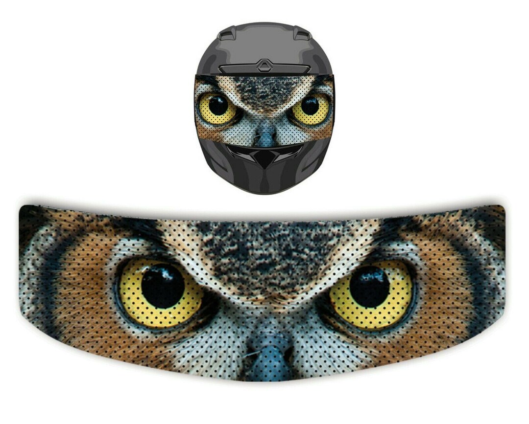 Motorcycle Helmet Perforated Sticker / Decal / Skin / Visor Tint Shield ...