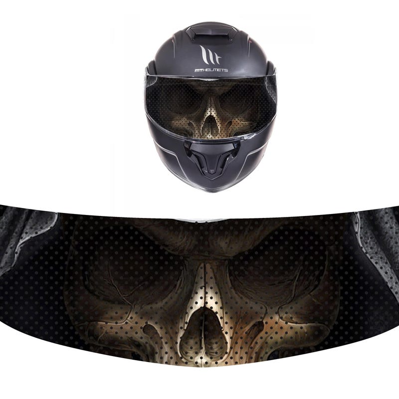 Skull Motorcycle Helmet - Etsy