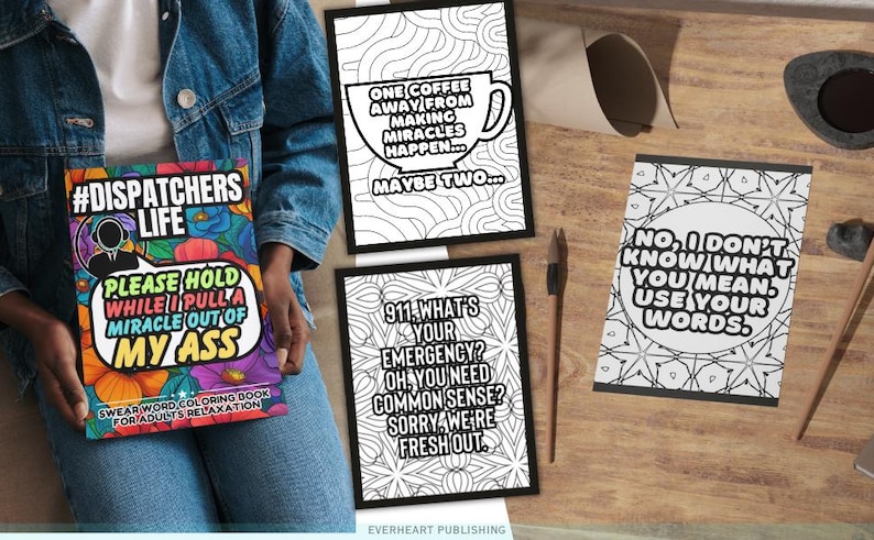 Dispatcher Life Relatable Coloring Book Hilarious Quotes Very Relatable ...