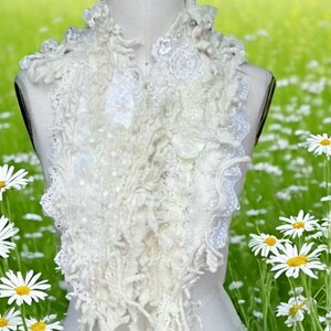 Fantasy Boho SCARF Art to Wear OOAK Fairy Wrap Wearable Art Goddess ...