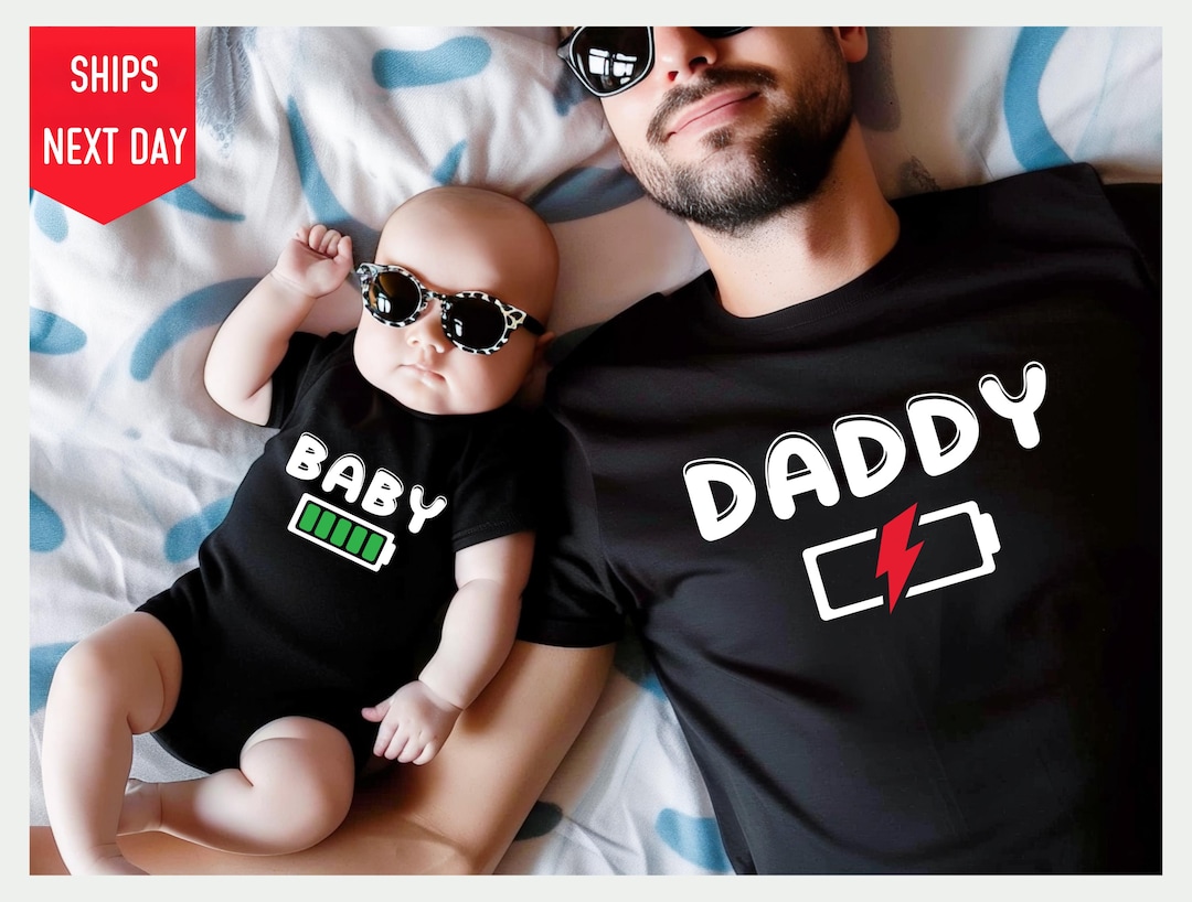 Father and Baby Matching Shirts, Daddy and Me Outfits, Custom Dad and ...