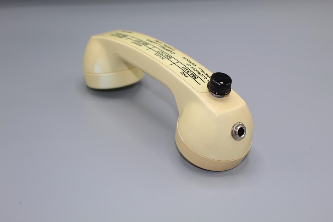Circuit Bent Vintage RARE Yellow Telephone Microphone W/ Filter Control ...