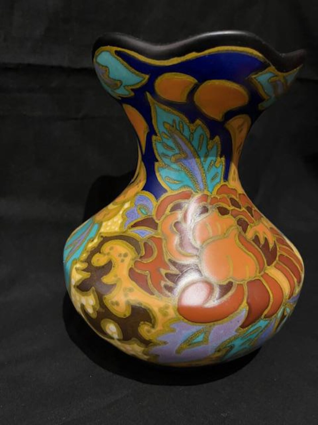 Antique Large Pottery Vase, Pico Plazuid Gouda, Excellent Condition - Etsy