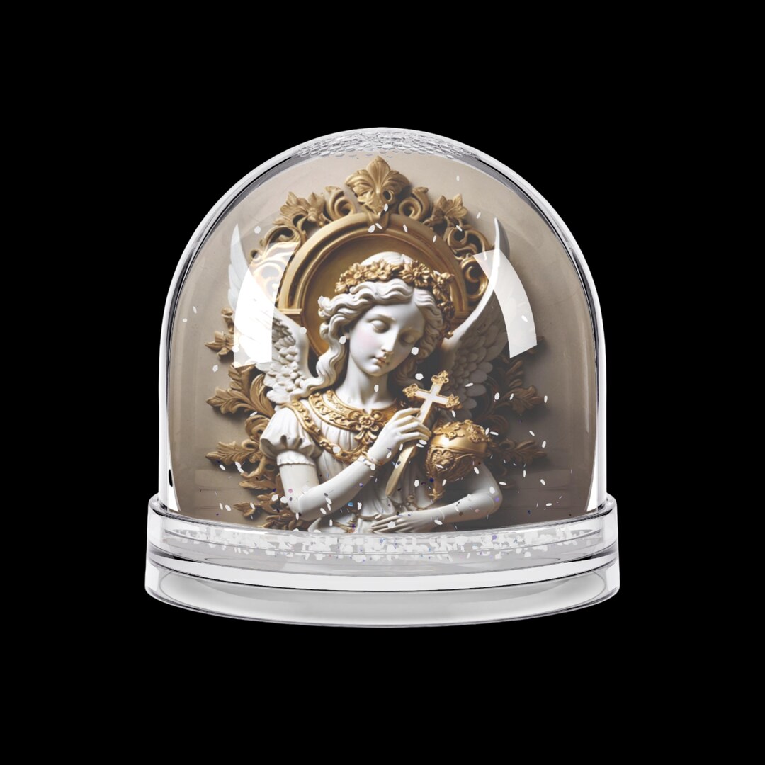 Guardian Angel Snow Globe, Inspirational Christian Religious Gift for ...