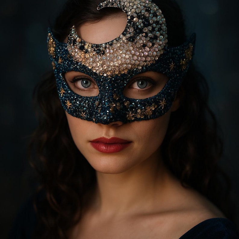 Moon Goddess & Gods Masquerade Mask - Etsy