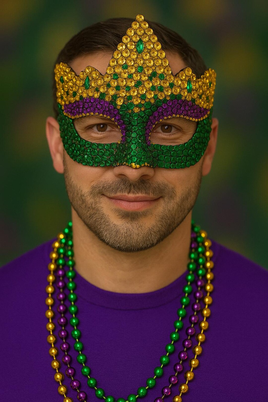 Mardi Gras Crown Mask - Etsy