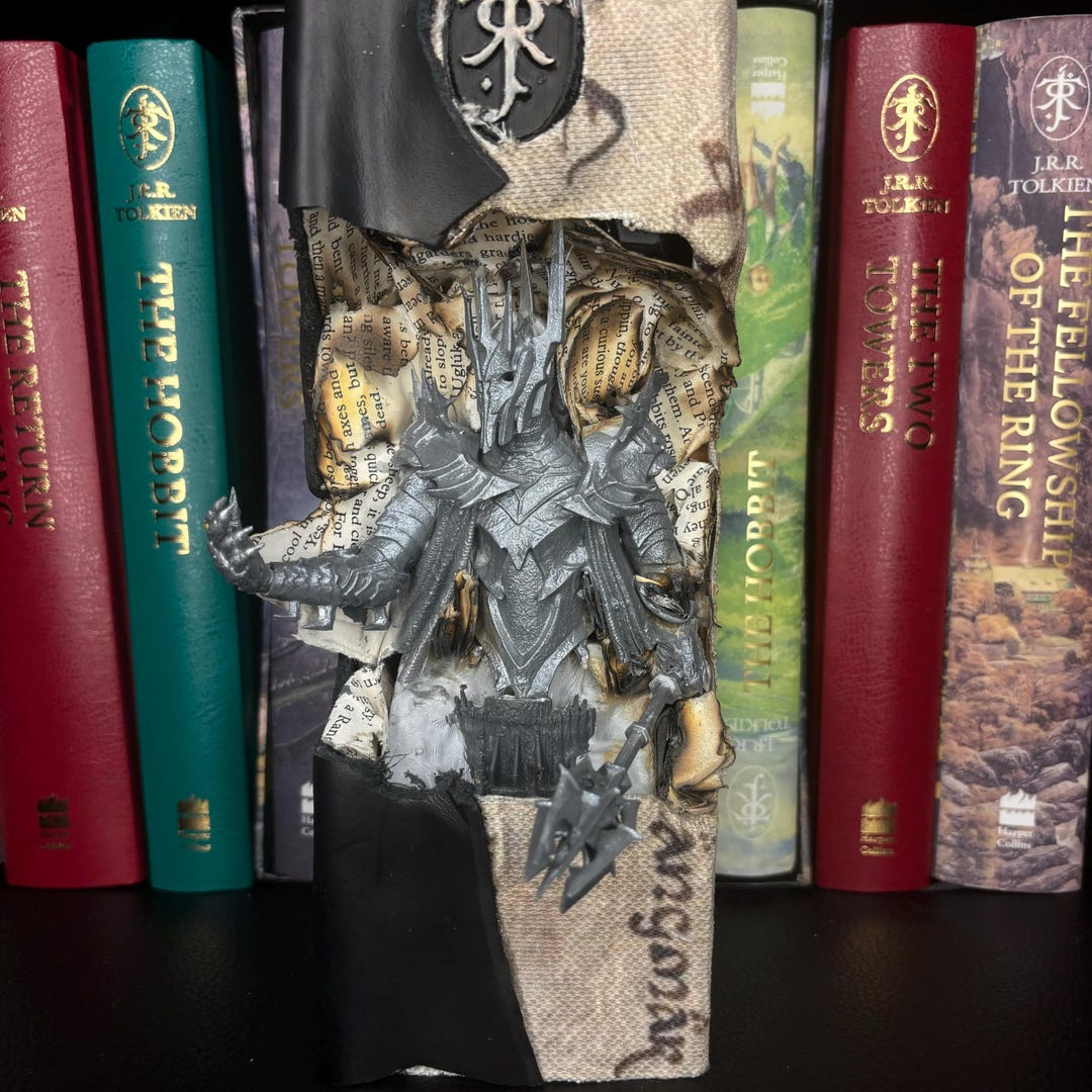 Sauron-themed Book Nook A Mystical Addition to Your Collection/fantasy ...