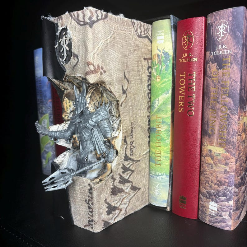 Sauron-themed Book Nook A Mystical Addition to Your Collection/fantasy ...