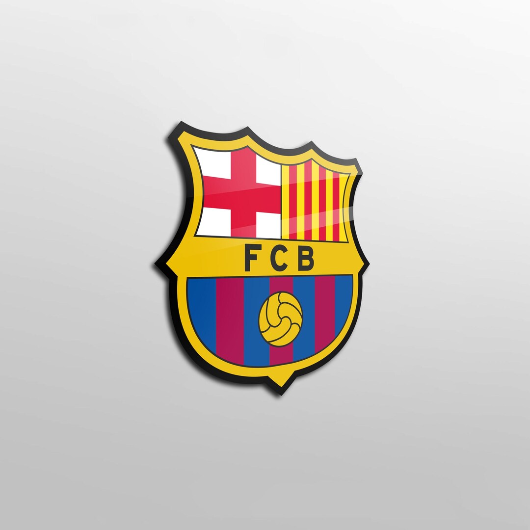 FC Barcelona Officially Licensed Plaque (40x40cm) 4mm Acrylic Glass ...