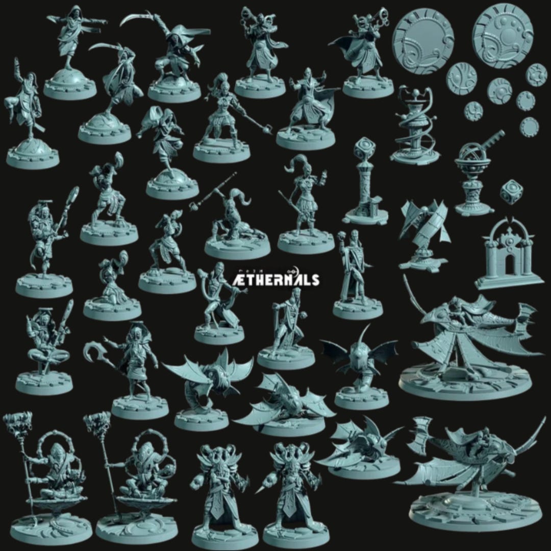 Aethernals D&D STL Miniatures Dnd 3D Printable Models 3D Printable ...