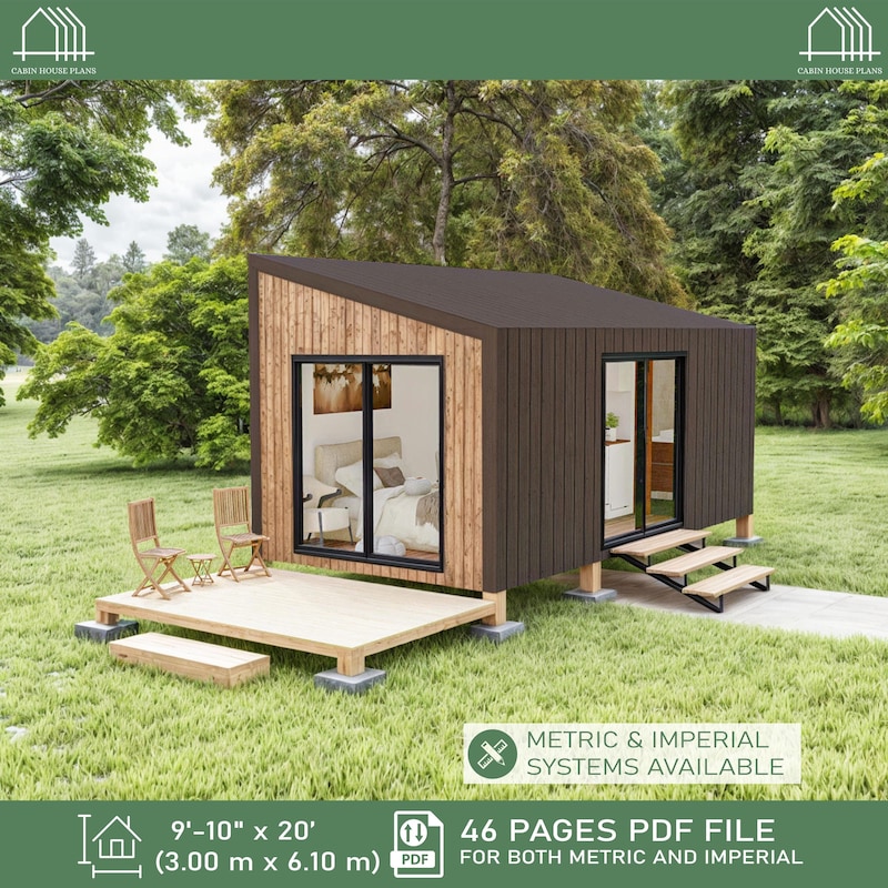 Prefab House Plan Cottage - Etsy