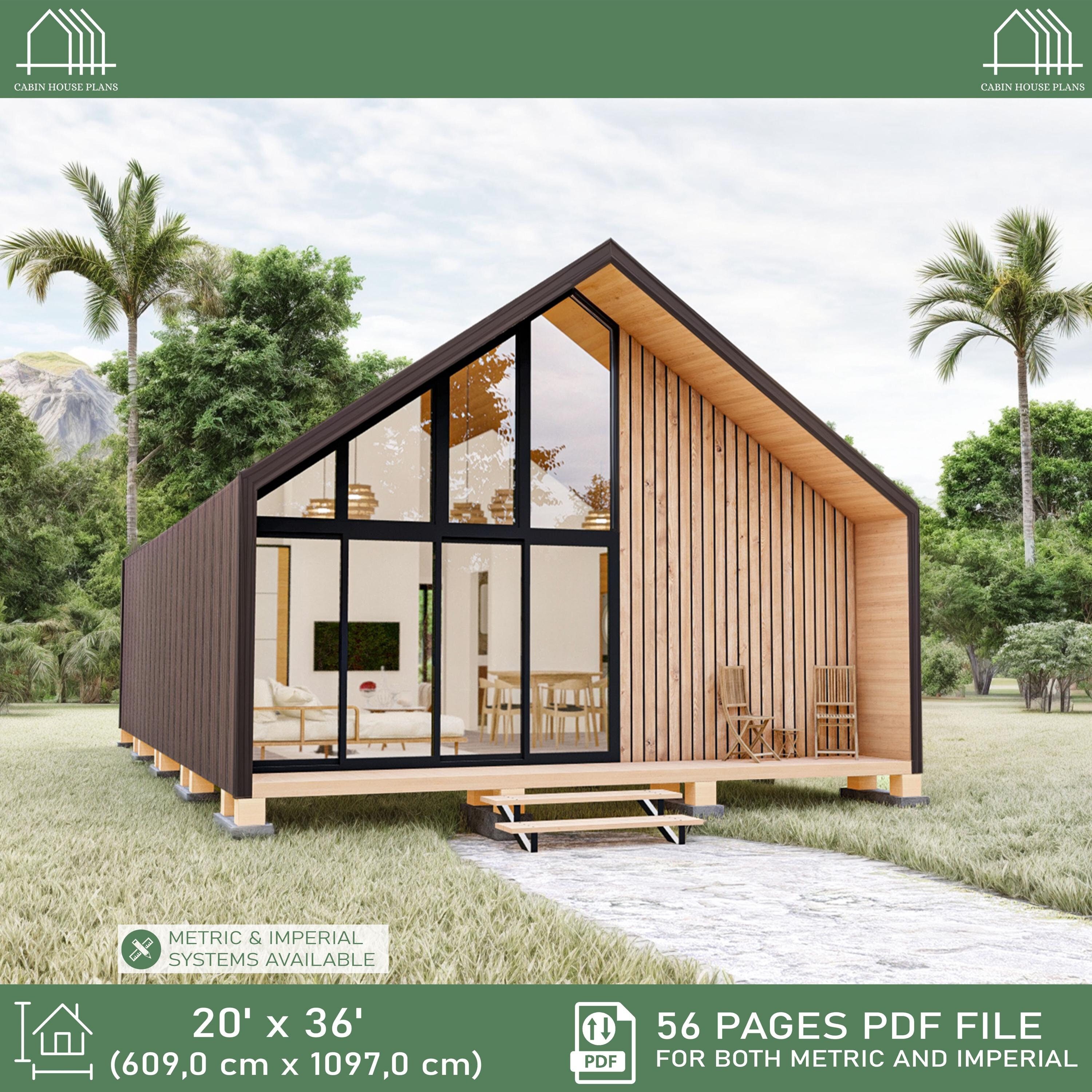 Scandinavian Barn House Plan