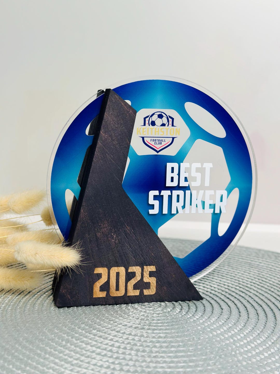 Football Trophy Award, Acrylic Soccer Trophy, Custom Sport Award Stand ...