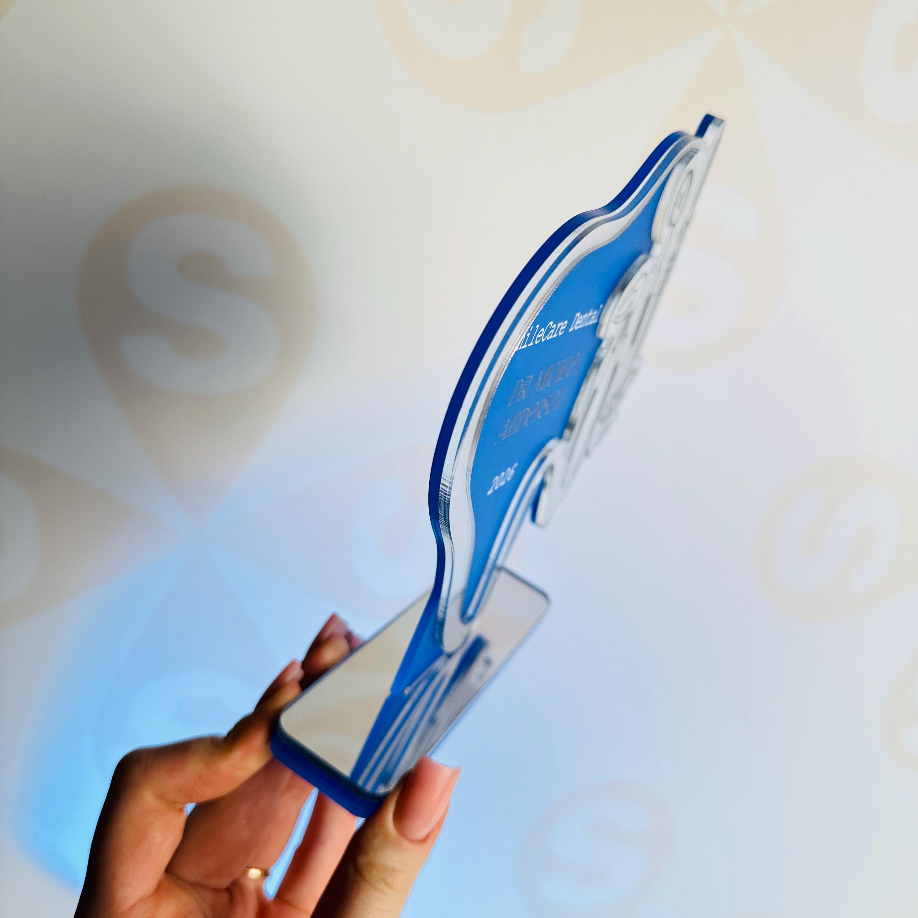 Dentist Award Trophy, Custom Dental Clinic Recognition Plaque ...