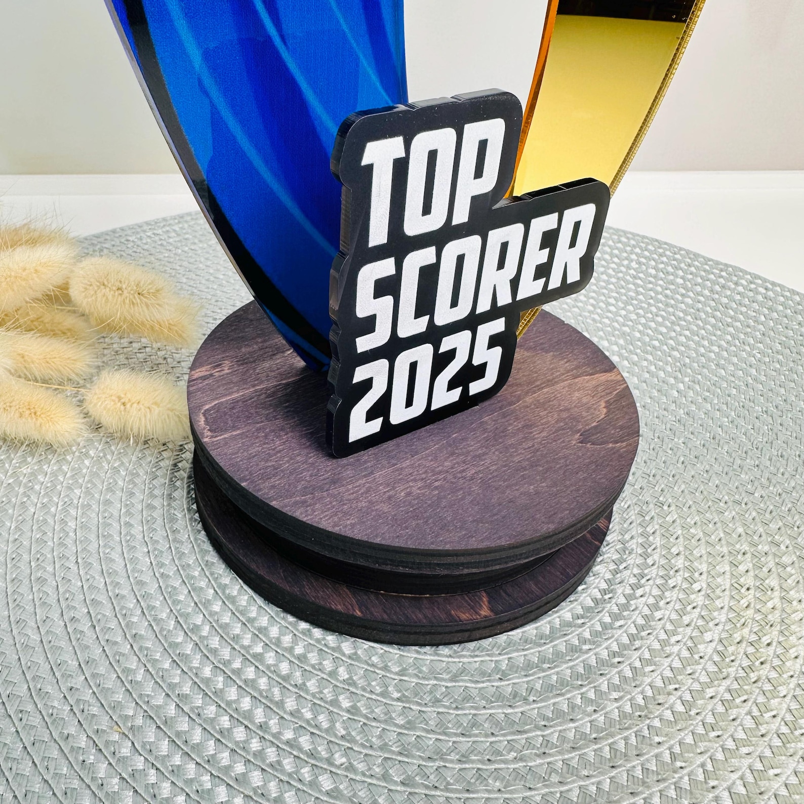 Football Trophy Award, Acrylic Soccer Trophy, Custom Sport Award Stand ...