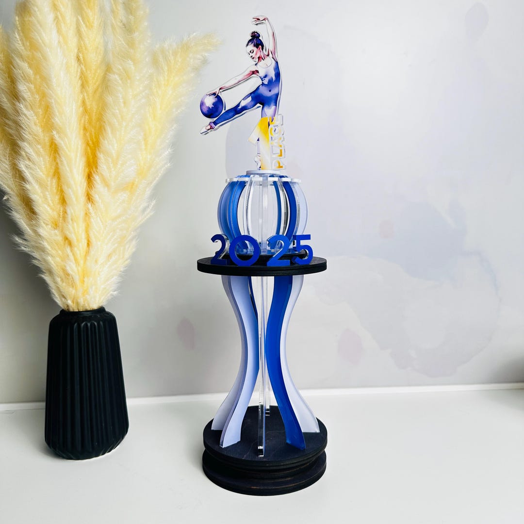 Gymnastics Award Trophy, Personalized Sport Trophy, Custom Award, Big ...