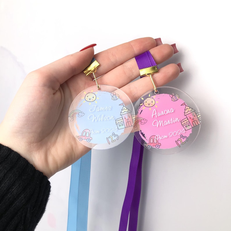 Acrylic Medals for Preschool Students, Custom Design, Acrylic ...