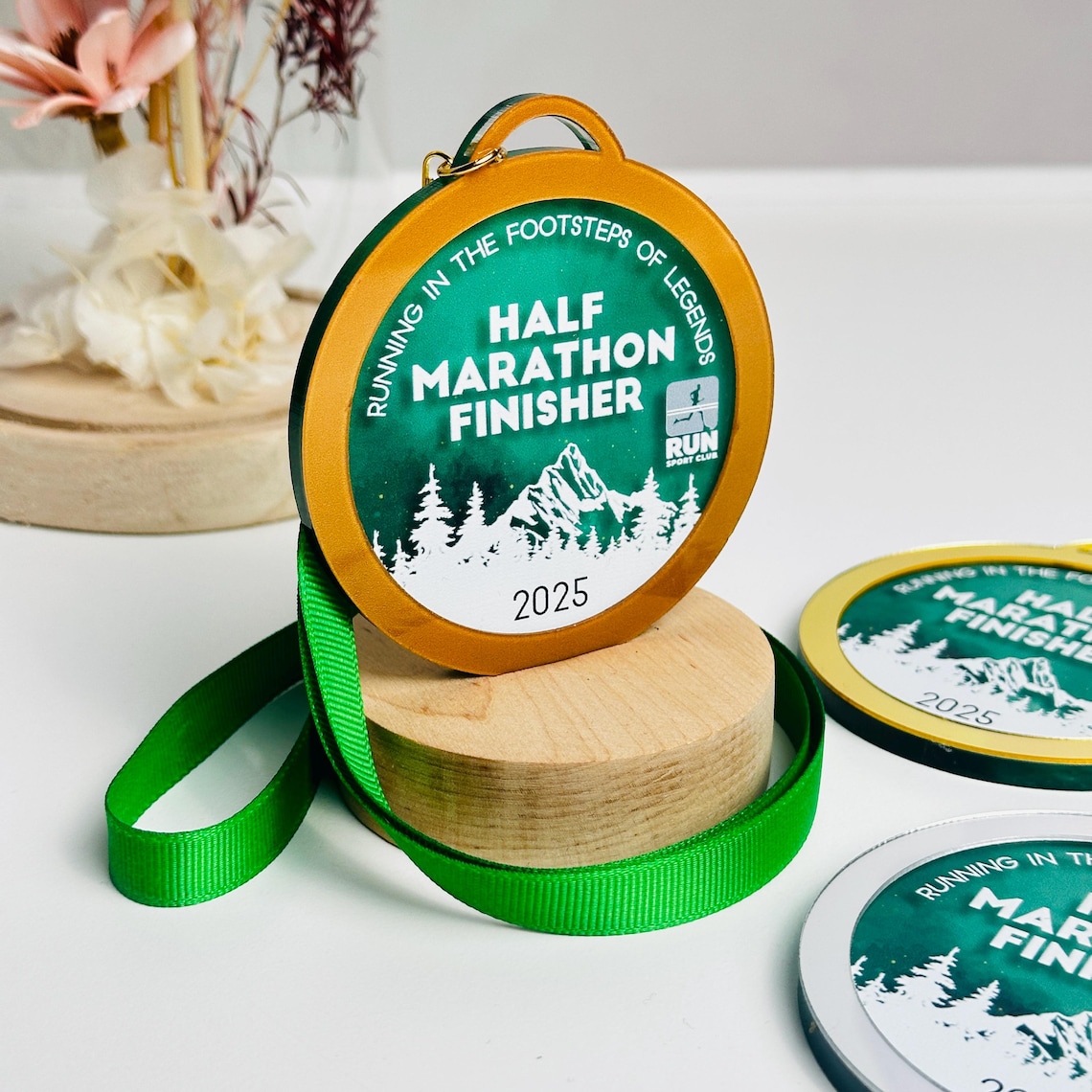 Running Marathon Medal Award, Acrylic Medals for Runners, Custom Sport ...