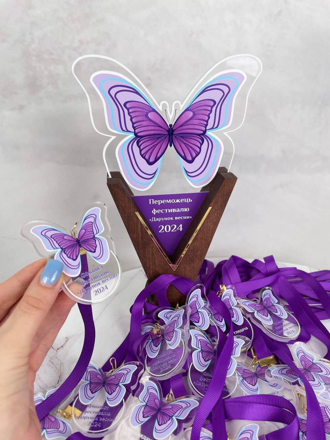 Festival Award, Custom Acrylic Trophy With Base, Talent Award, Set ...