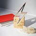 Lightning Bolt Acrylic Award, Personalized Corporate Trophy With Wooden ...