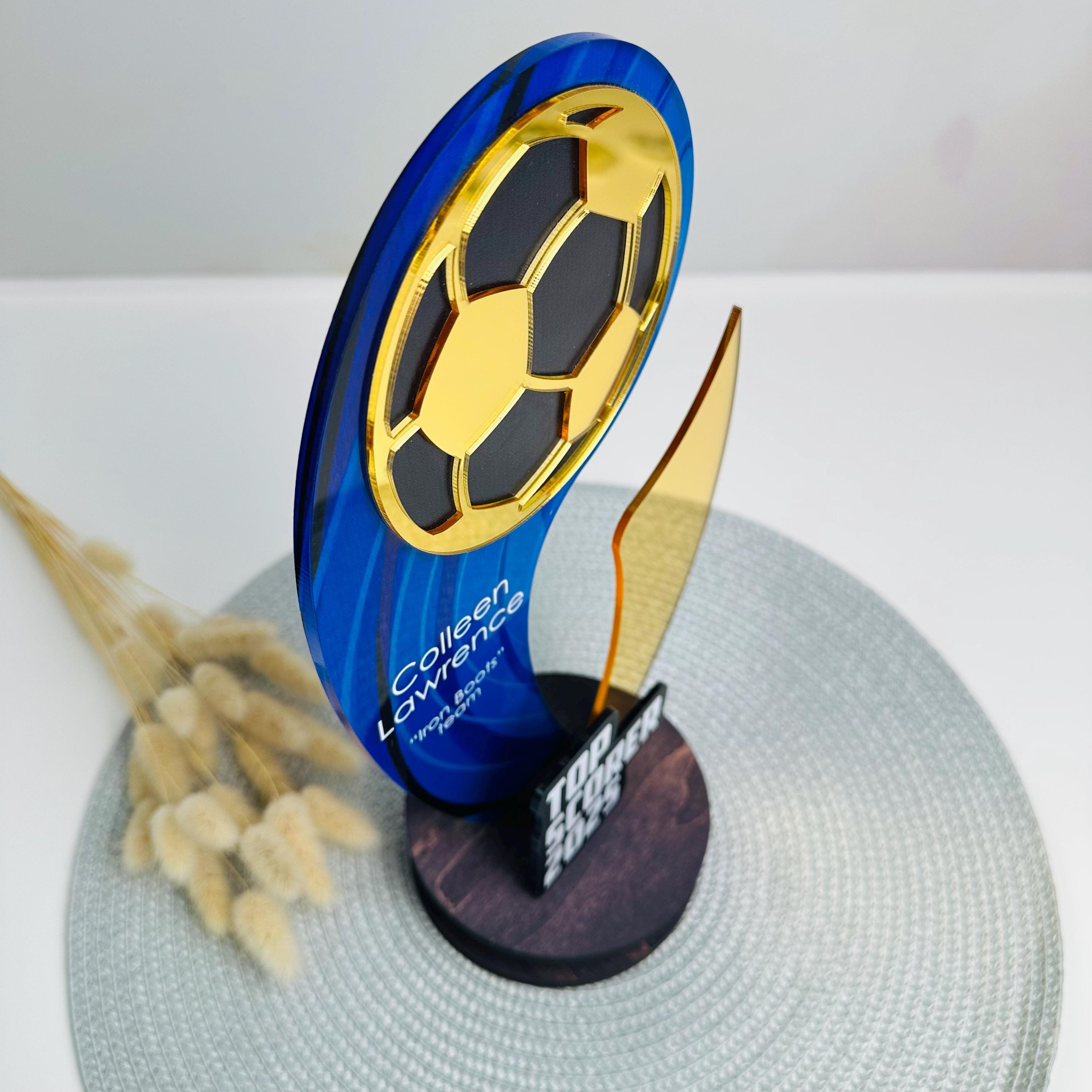 Football Trophy Award, Acrylic Soccer Trophy, Custom Sport Award Stand ...
