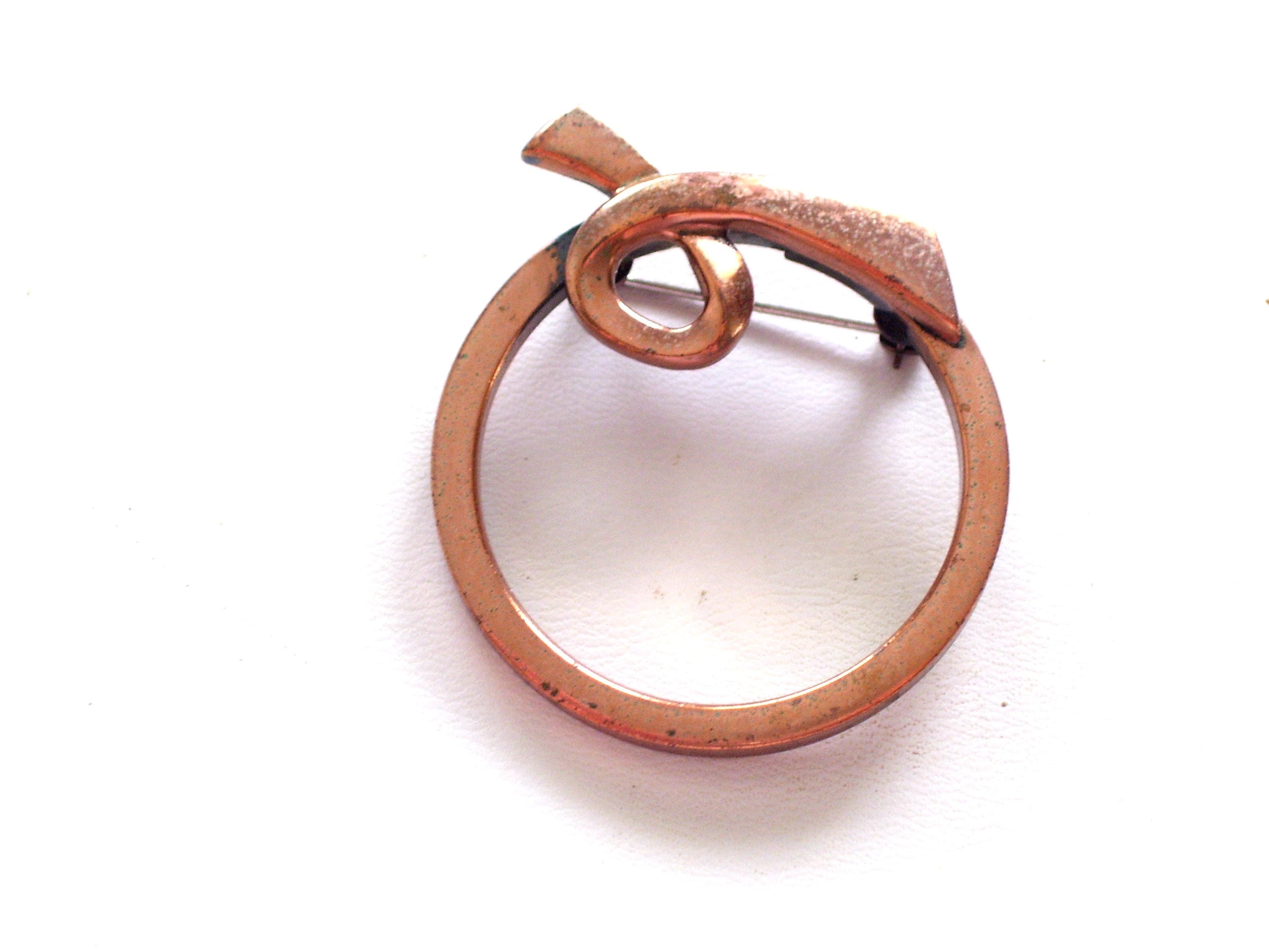 Vintage RENOIR Copper DEVOTION Pin Renoir Pin Brooch Renoir - Etsy