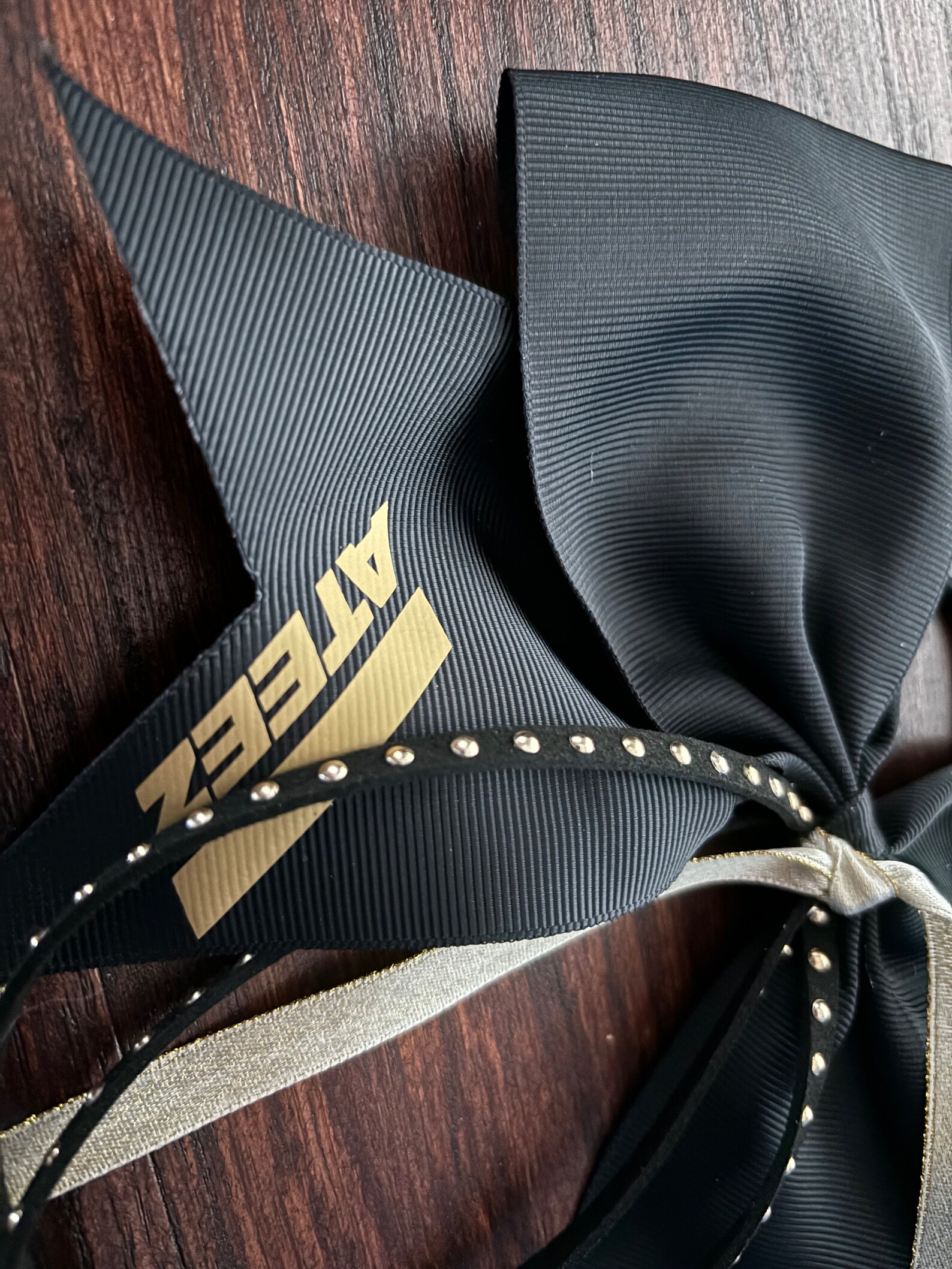 K-pop Black Hair Bow - Ateez - Etsy