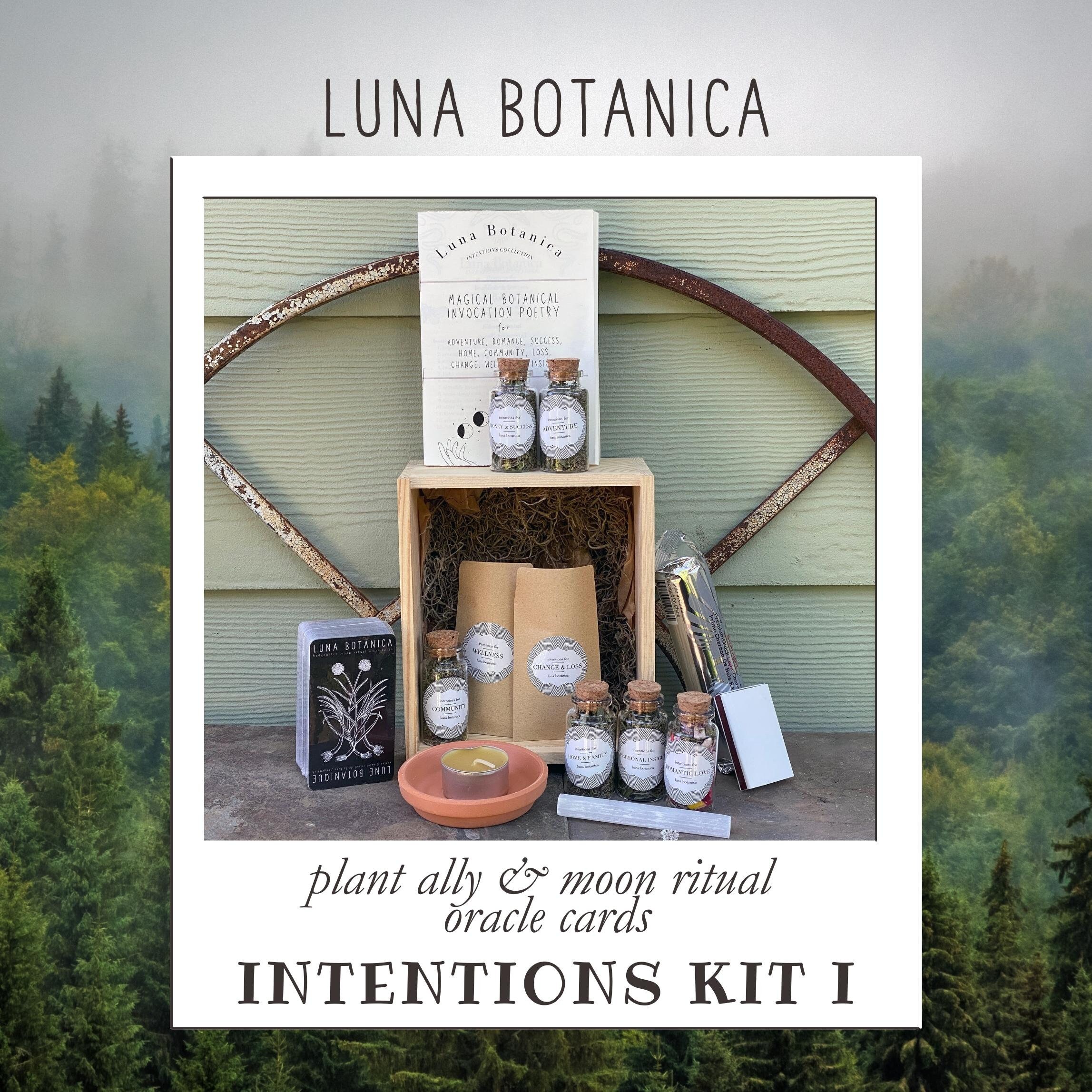 Kit Pagan Ritual Luna Botanica Plant Ally Moon Oracle Cards W ...
