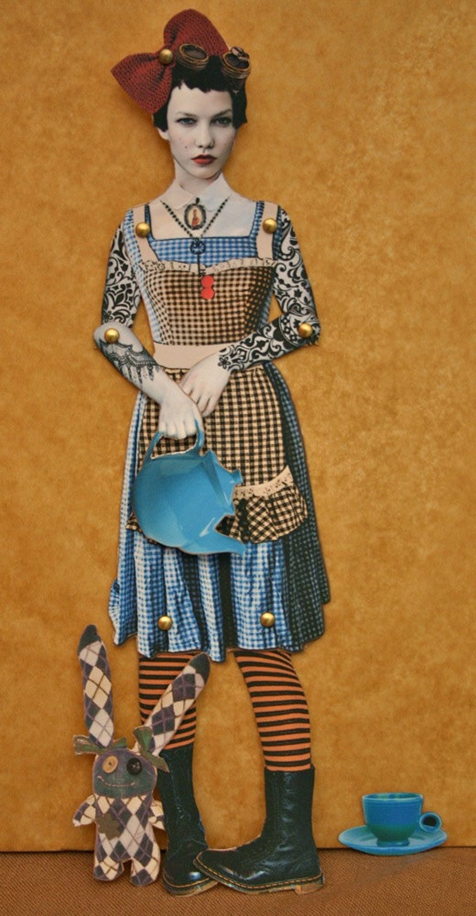 Alice in Steamland Paper Doll Puppet DIGITAL DOWNLOAD - Etsy