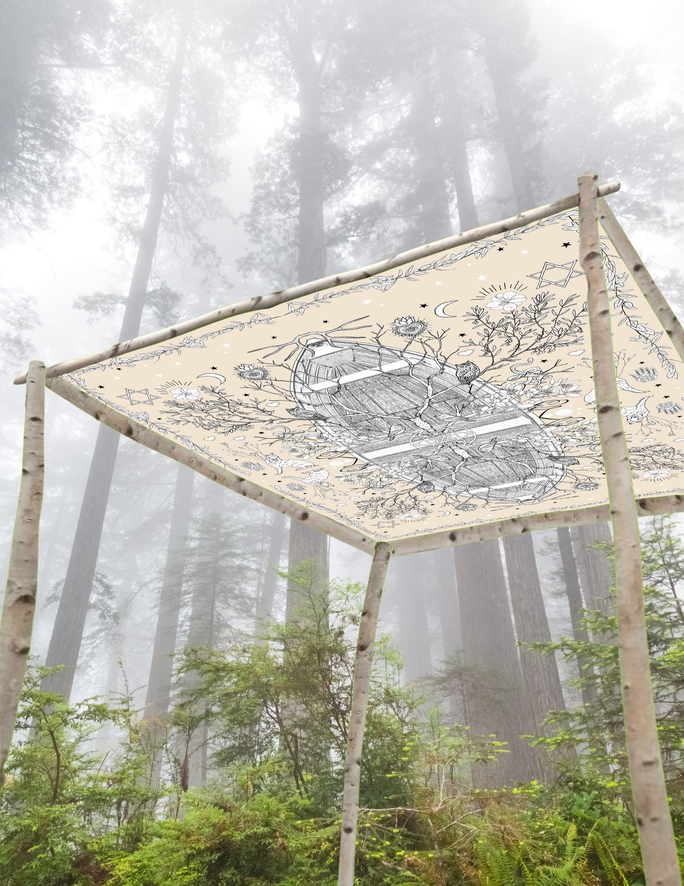 Tree of Life Wedding Chuppah Canopy – Crafted With Love Hand ...