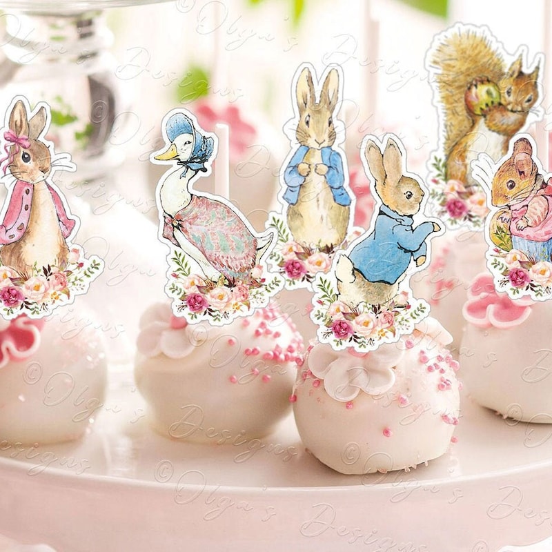 Peter Rabbit Cake Topper - Etsy