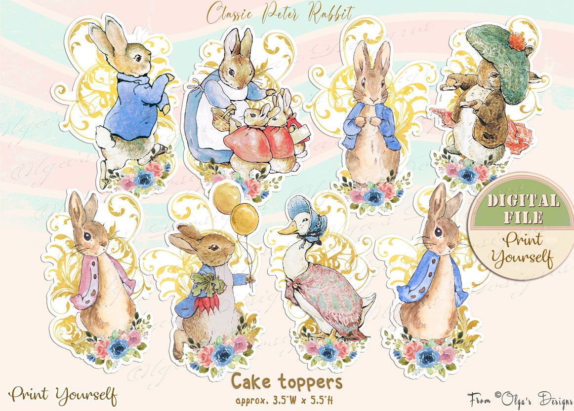 Peter Rabbit One Banner Bunny High Chair 1st Birthday Banner - Etsy