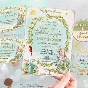 Peter Rabbit BIG Cake Toppers, Peter Rabbit Birthday Party, Peter ...