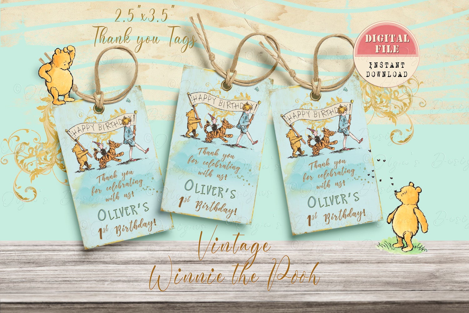 Classic Winnie the Pooh Potato Chip Bag Personalized Pooh - Etsy Canada