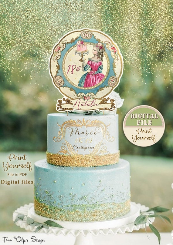 Marie Antoinette Birthday Cake