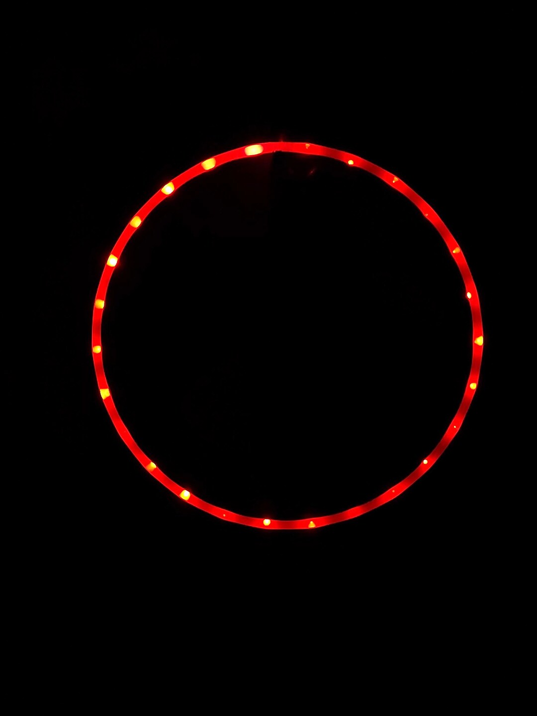 LED Hula Hoop - Solid Red - Etsy