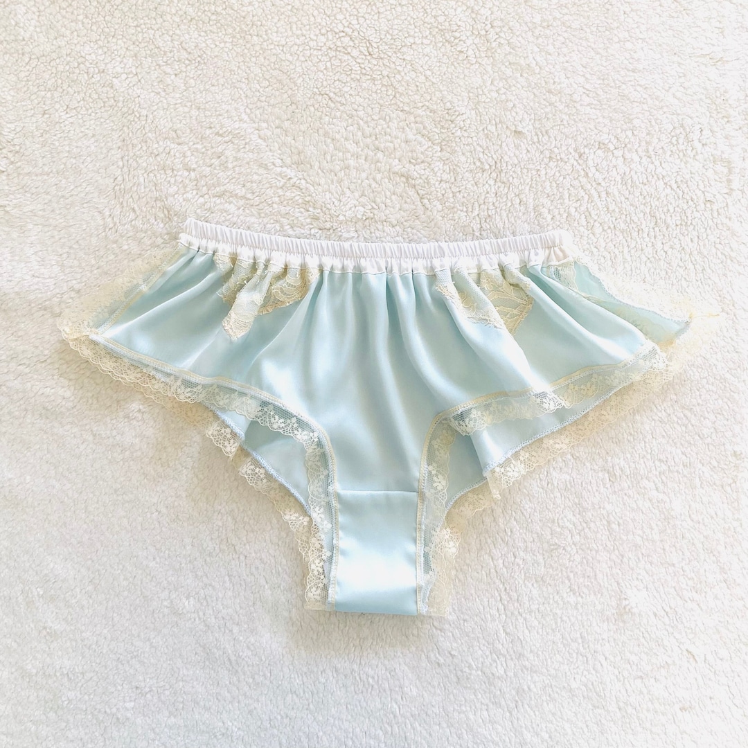 Powder Blue Silky Satin Boxer/style SEIRYU (made to Order) - Etsy