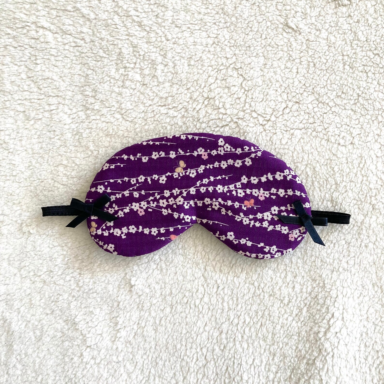 Kimono Printed Silk Eye Mask/style CHOUCHOU - Etsy