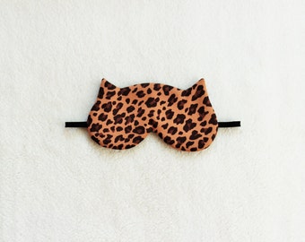 Pure Silk Satin Cat Sleep Eye Mask | Etsy