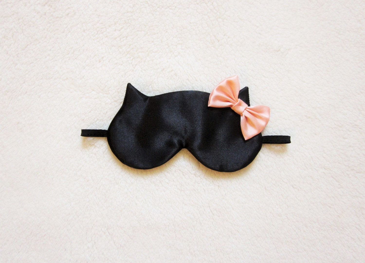 Big Bow Cat Sleep Eye Mask - Etsy